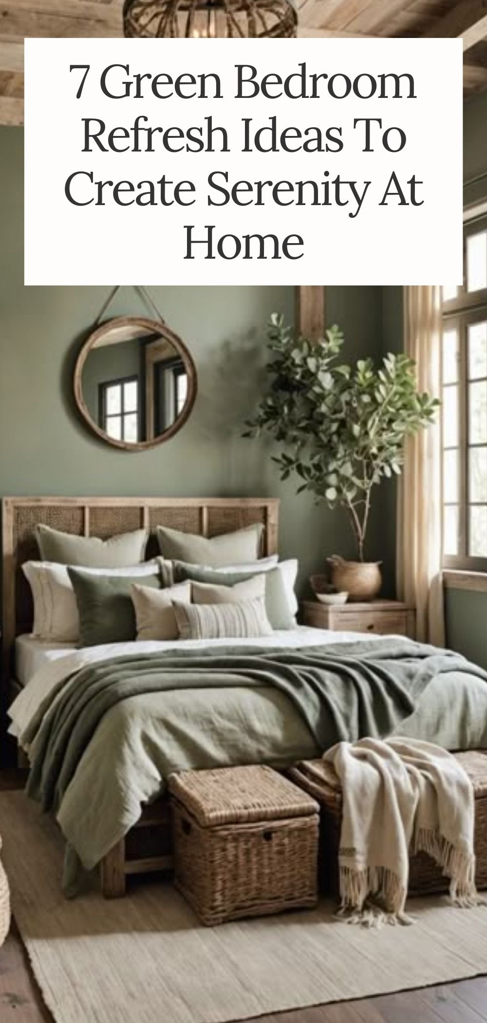 7 Green Bedroom Refresh Ideas To Create Serenity At Home - feelslikehaven.com
